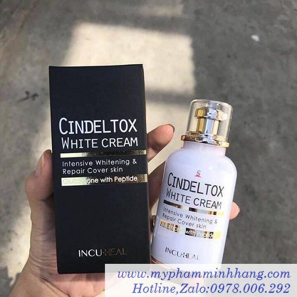 KEM DƯỠNG TRẮNG DA CINDEL TOX WHITE CREAM HÀN QUỐC - Mỹ phẩm mình hằng